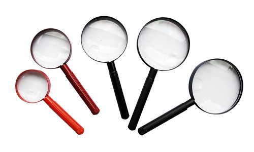 handheld magnifier with metalhandle