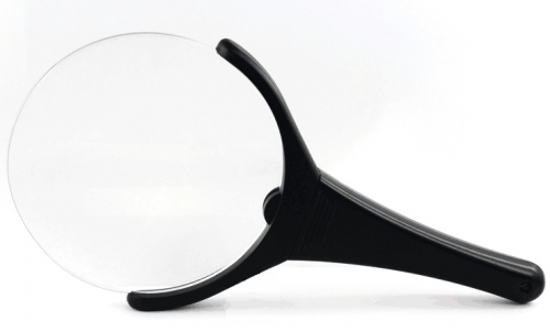 handheld magnifier without rim